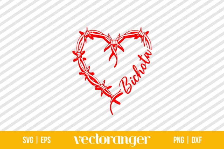 Karol G Corazon Heart SVG | Vectoranger