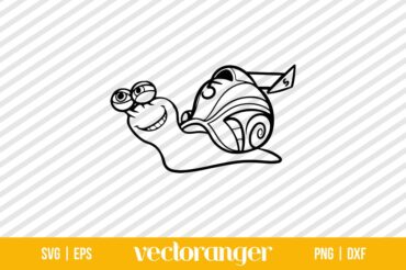 Turbo Snail SVG | Vectoranger