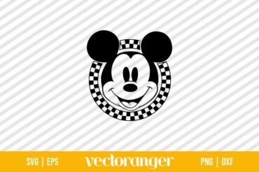 Checkered Mickey SVG | Vectoranger
