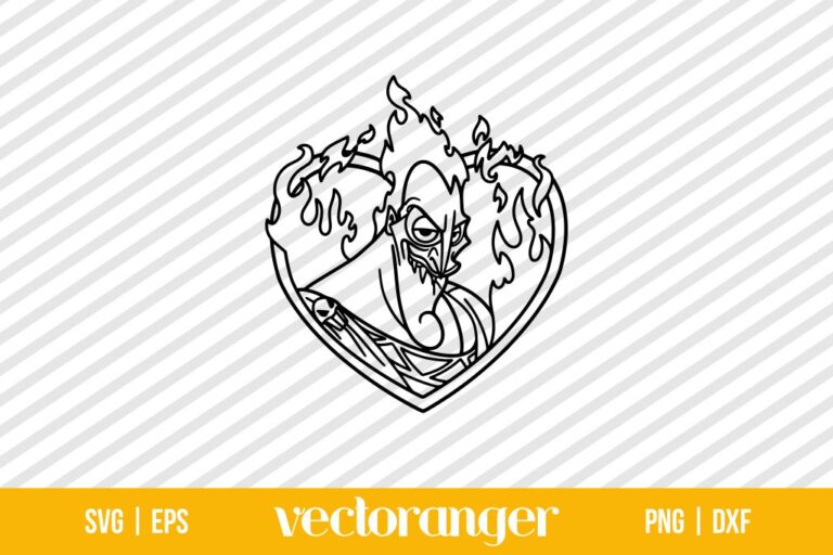Disney Hades Hercules Outline SVG | Vectoranger