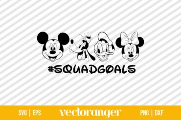 Disney Squad Goals SVG | Vectoranger