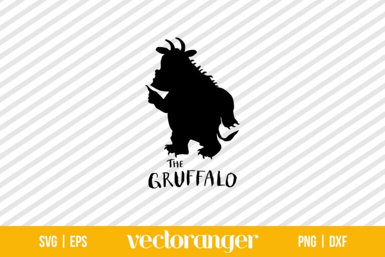 Gruffalo Black SVG | Vectoranger