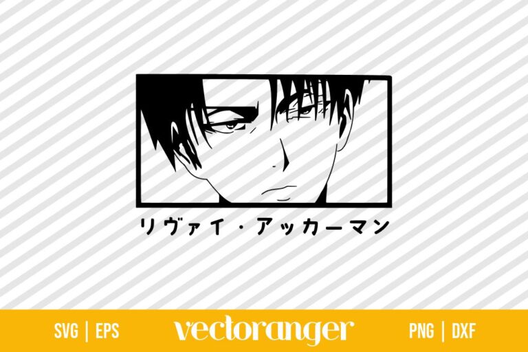 Levi Attack On Titan SVG Cut File | Vectoranger