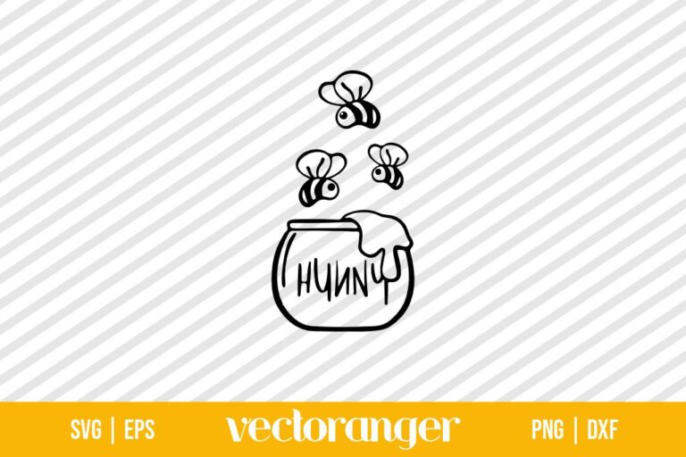 Hunny Winnie The Pooh SVG | Vectoranger
