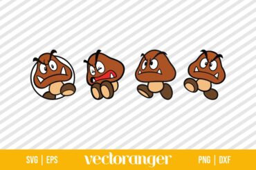 Super Mario Goomba SVG | Vectoranger