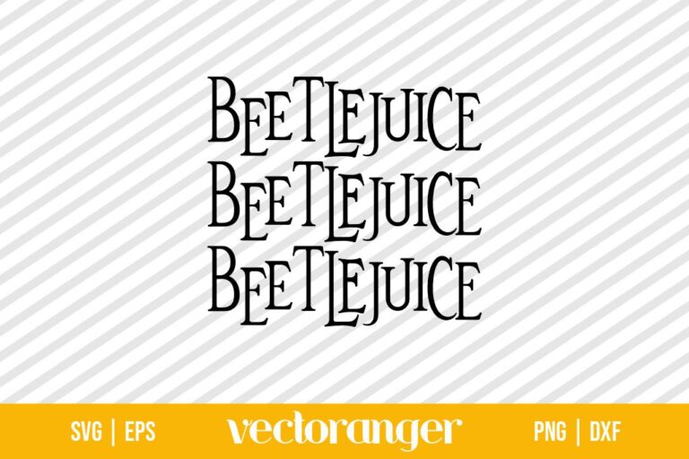 Beetlejuice Word Logo SVG | Vectoranger