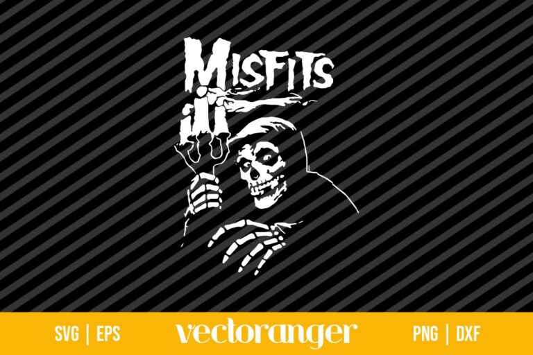 Halloween Misfits Skeleton SVG | Vectoranger