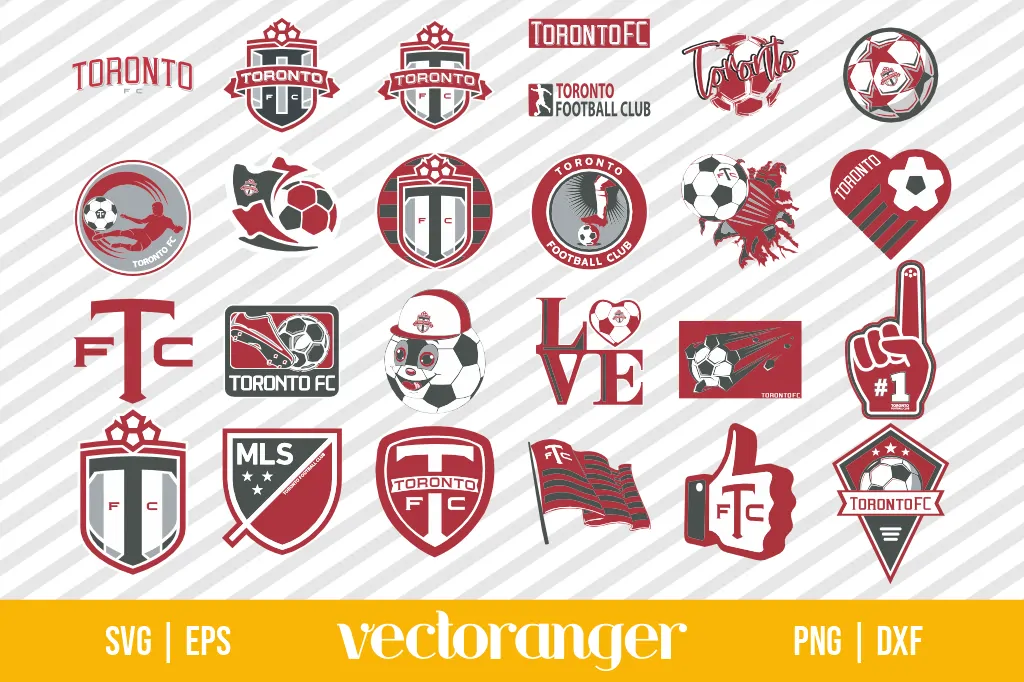 MLS Toronto FC Logo SVG Bundle | Vectoranger