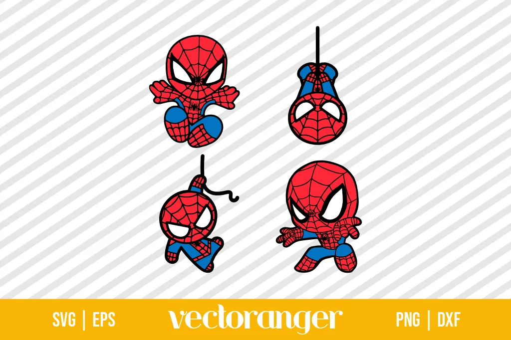 Baby Spiderman SVG Bundle | Vectoranger