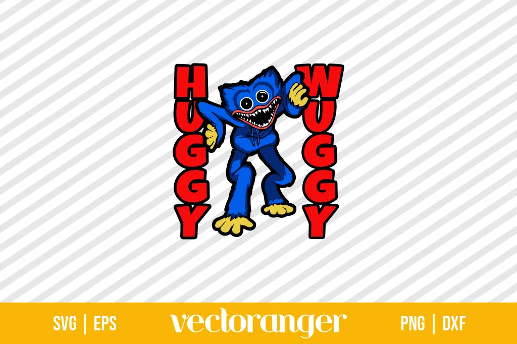 Poppy Playtime Huggy Wuggy SVG | Vectoranger